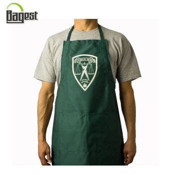 Logo Printed Promotional Kitchen Cooking Apron With Pocket - Buy ...