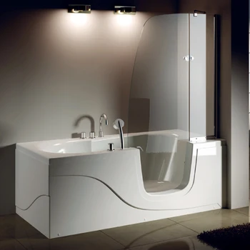 K-656 Walk-in Massage Tub With Glass Door,Freestanding Walk In Bathtub ...
