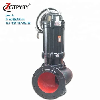 Wq Submersible Trash Water Pump For Wastewater Sewage Pump Guide Rail ...
