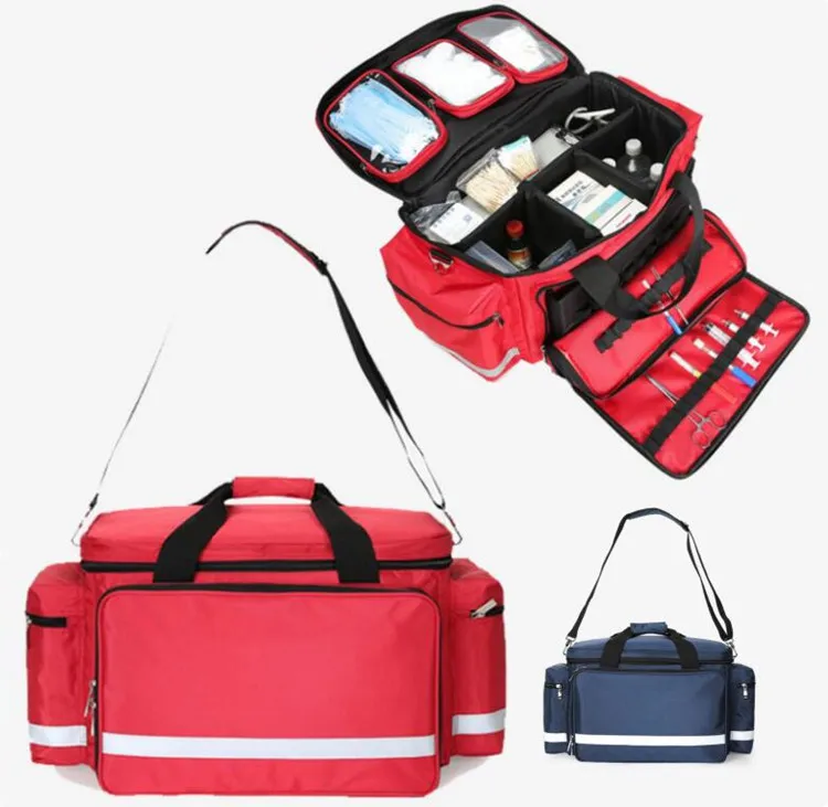 Chinvah Red Rolling Earthquake Hospital Ambulance Trolley