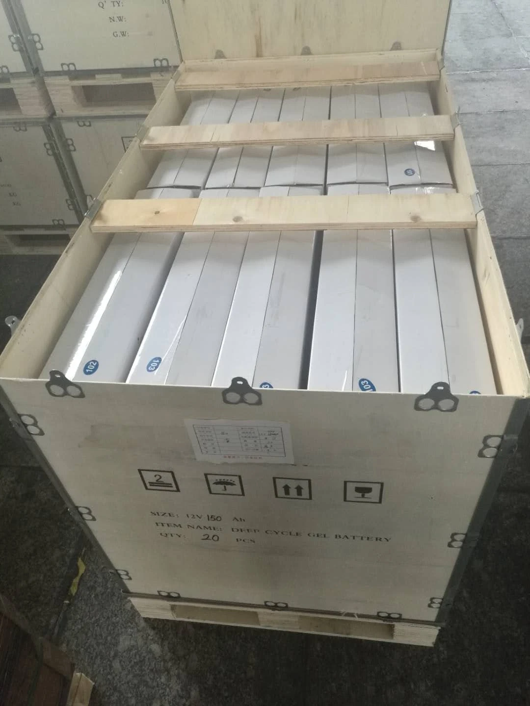 12v 100ah Lead Acid Battery Lcpa Oliter Gel Battery With Solar Panel ...