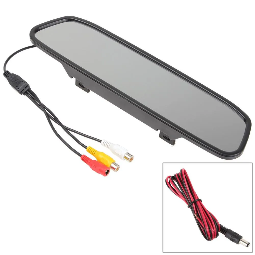 Multi-languages 9-35v Dc Port Rca Input Car Parking Rear View Lcd ...