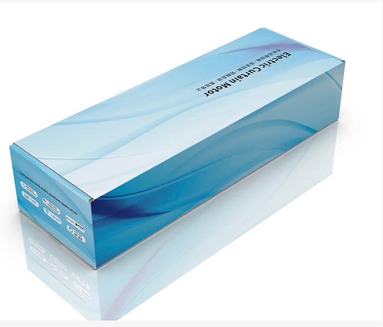 Motorized Wave Track Heading On Motorized Track For Ripple Fold Curtain ...