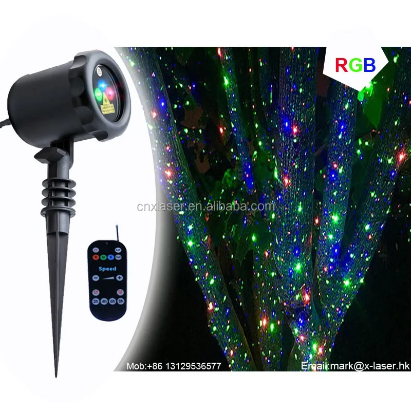 Outdoor Rgb Laser Star Projector Christmas - Buy Holographic Projector ...