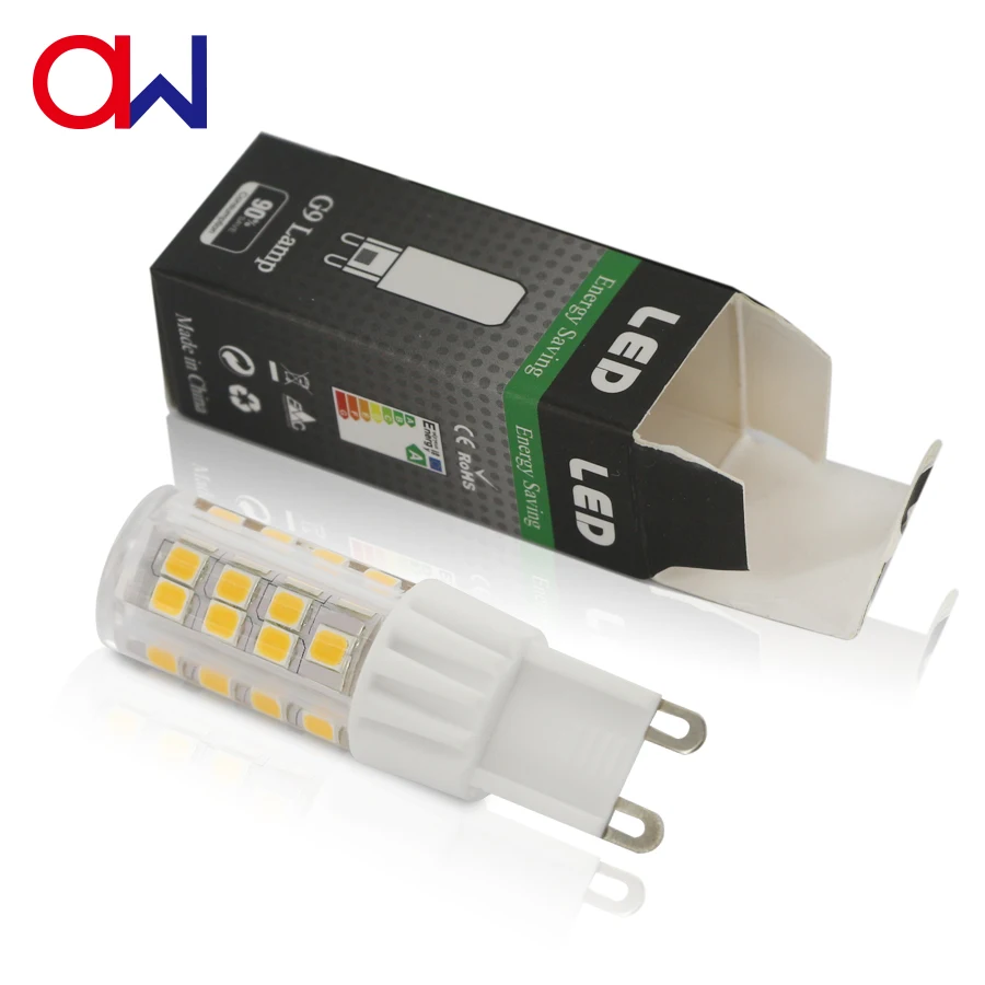Led Indoor Lighting Ceramics Light 3000k Ac230v Lamp 5w 400lm Led G9 ...
