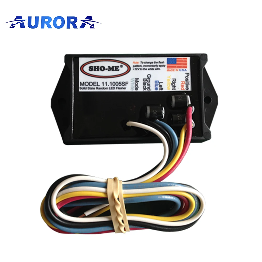 AURORA 12V Small Lamp Flasher for LED Lights - 2 Year Warranty