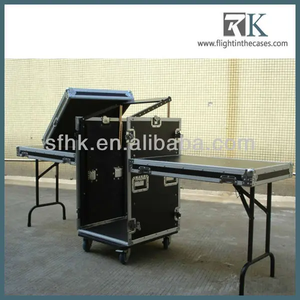 16U Rack Flight Case for Amplifiers - Durable & Customizable