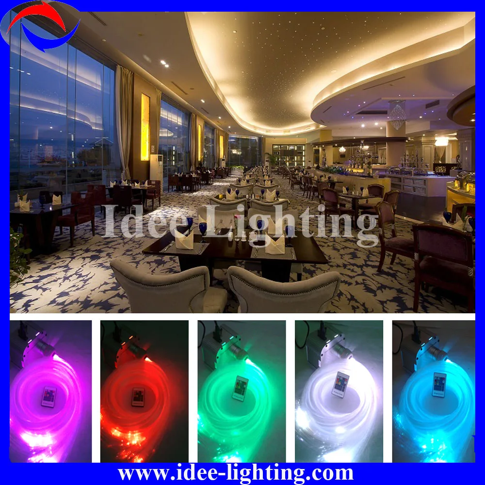 LED Fiber Optic Twinkle Star Pop Ceiling Designs for Lobby
