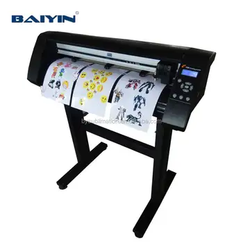 48" Vinyl Sign Sticker Cutter Plotter With Contour Cut Function+ Stand+ ...