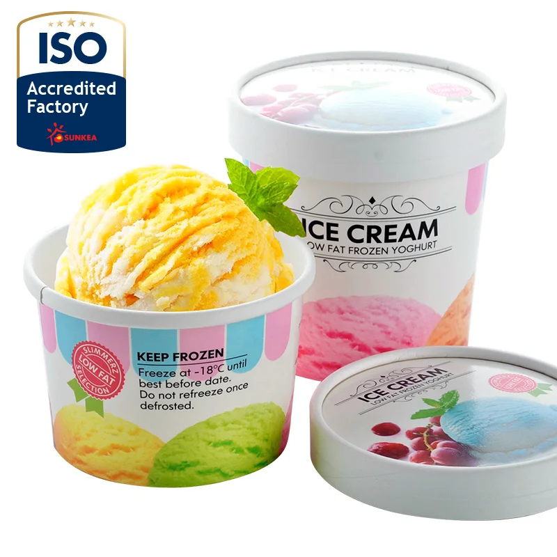 Ice Cream Cup, Paper Ice Cream Packaging, Packaging for Ice Cream ...