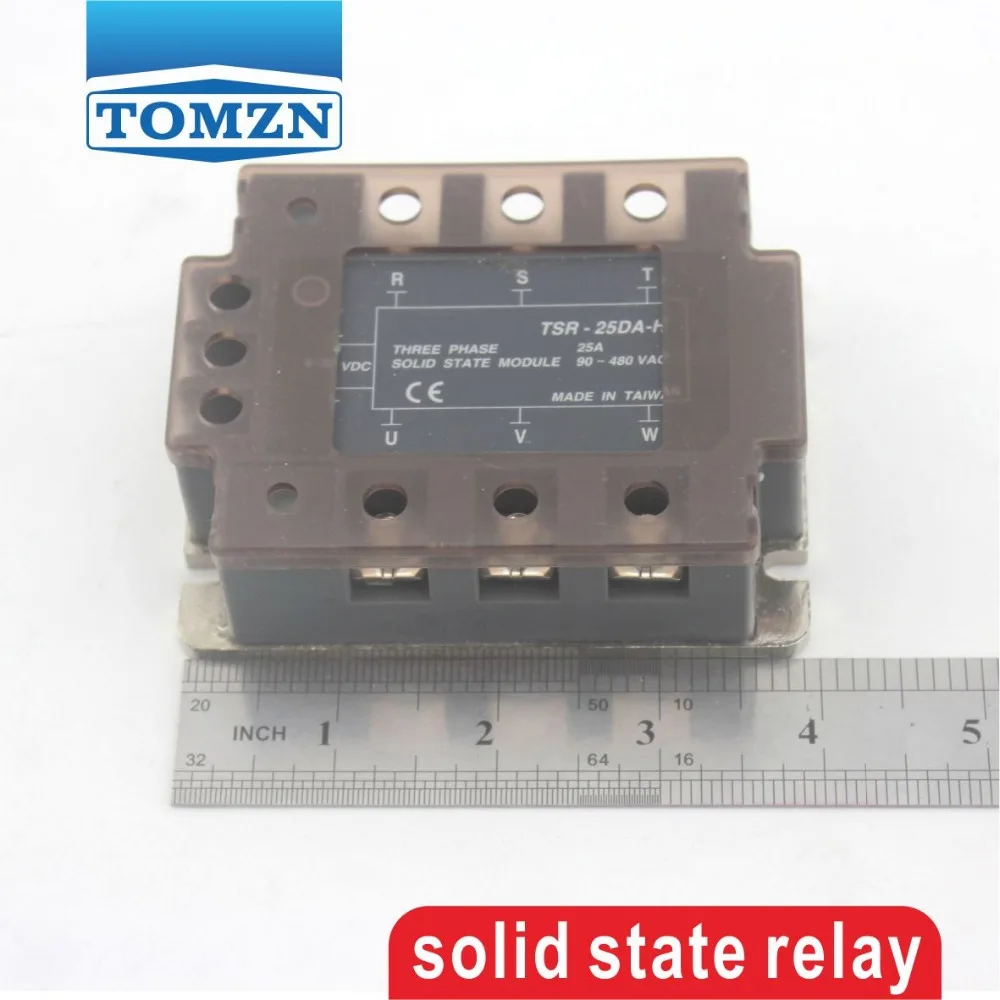 High Voltage DC 3-32V to AC 90-480V 25A-100A Solid State Relays Single ...