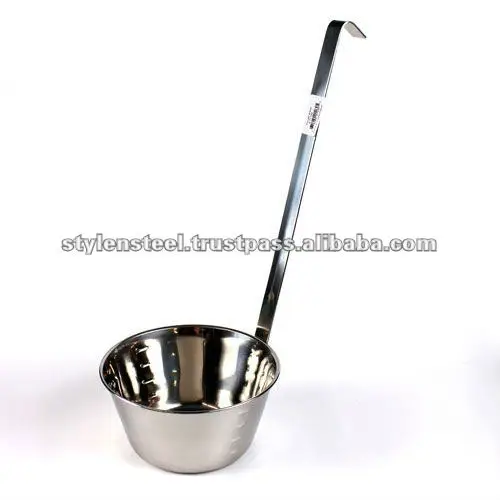 Stainless Steel Dipper - Versatile for Kitchen & Bathroom