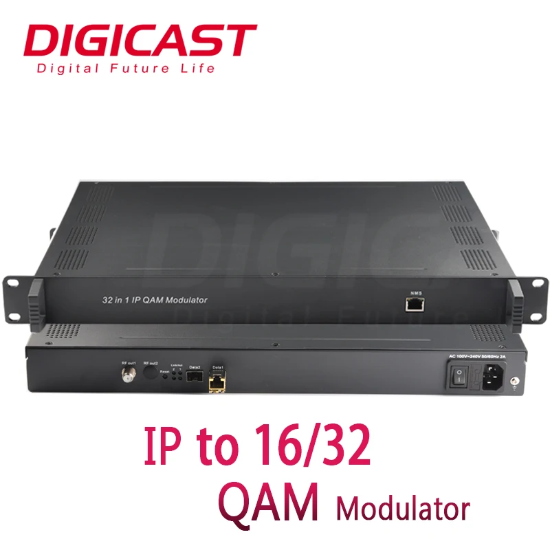 VHF UHF QAM Coax 16 QAM Modulator IP QAM Modulator Multiplexer Scrambler