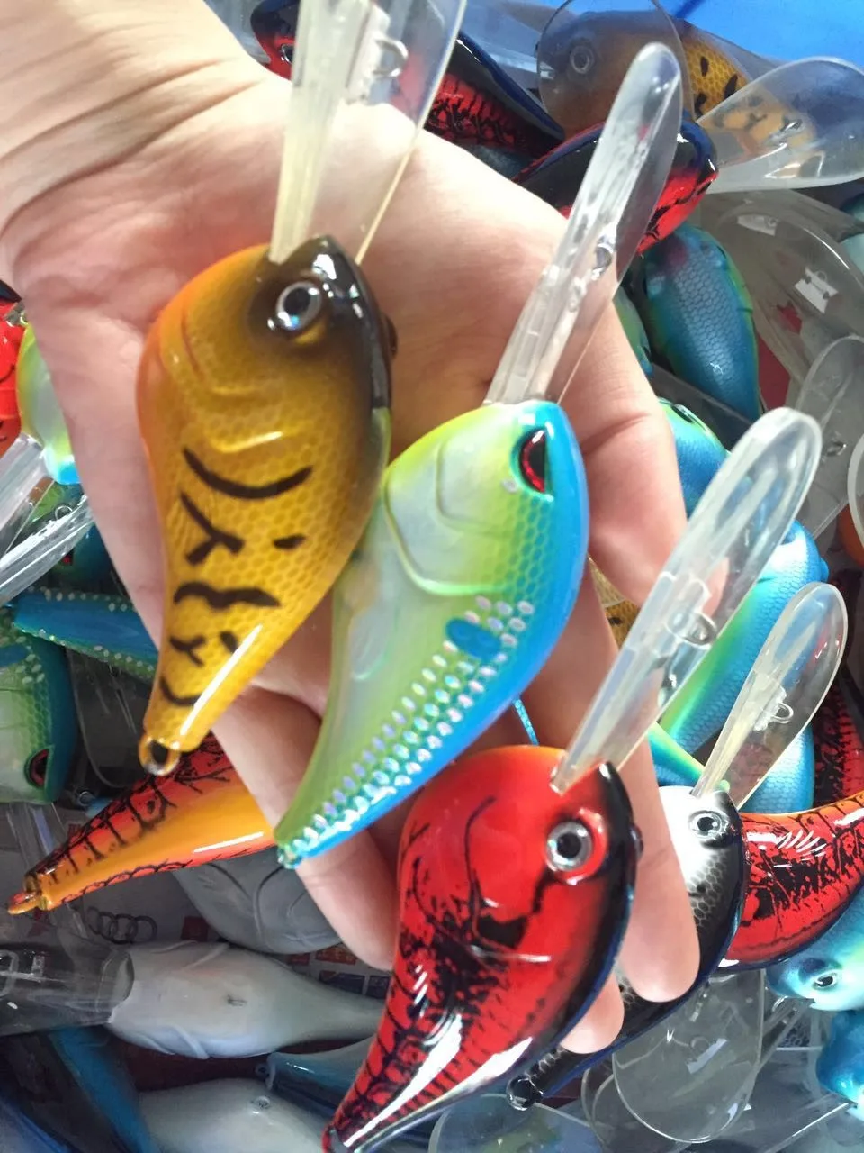 60mm/70mm Shallow Diving Crank Bait - Bass Fishing Lures