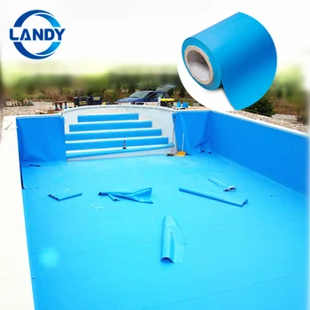 1.5mm Reinforced Ocean Blue Pool Pvc Liner With Anti-uv For Inground ...