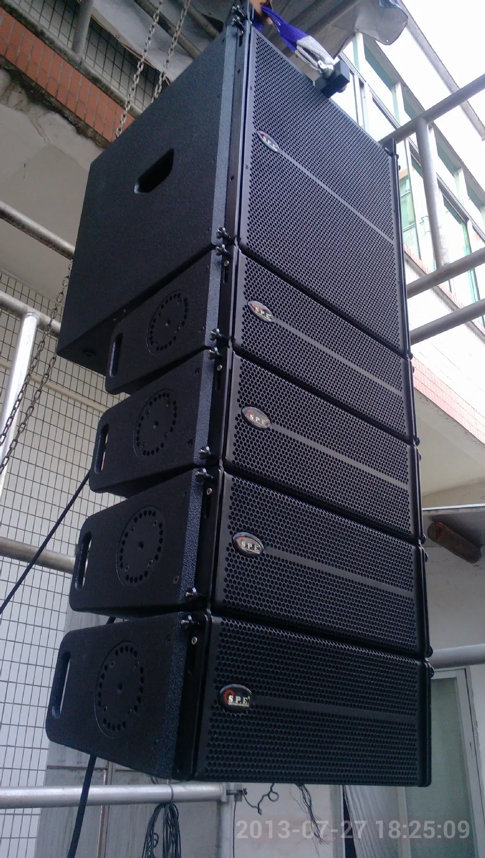 Professional Audio Line Array Subwoofer Speaker Active Line Array Dual ...