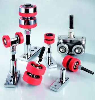 Removable Partition Fitting Aluminum Track Rail Roller Bearings ...