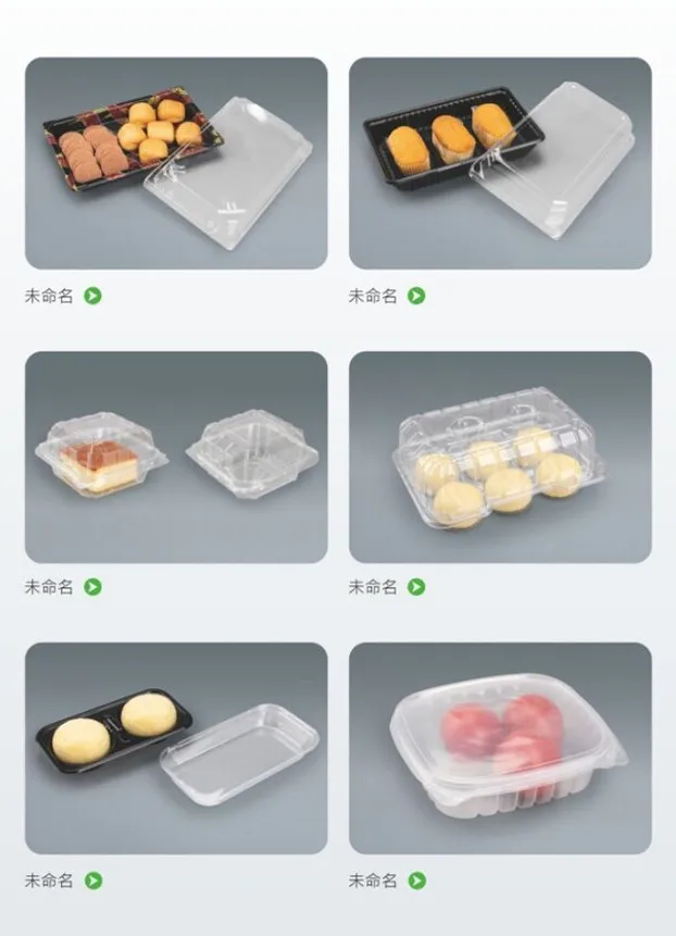 Custom Plastic Food Clamshell Bops Food Container Clear Take Away ...