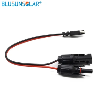 Sae Connector 2 Pin Battery 14awg 12" Dc Sae Cable Solar Panel Trailer ...