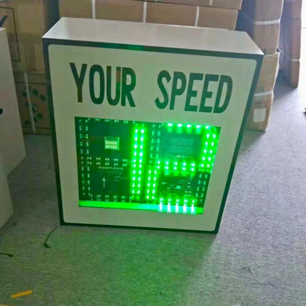 Traffic Warning Sign Led Screen Road Safety Radar Speed Sign Road ...