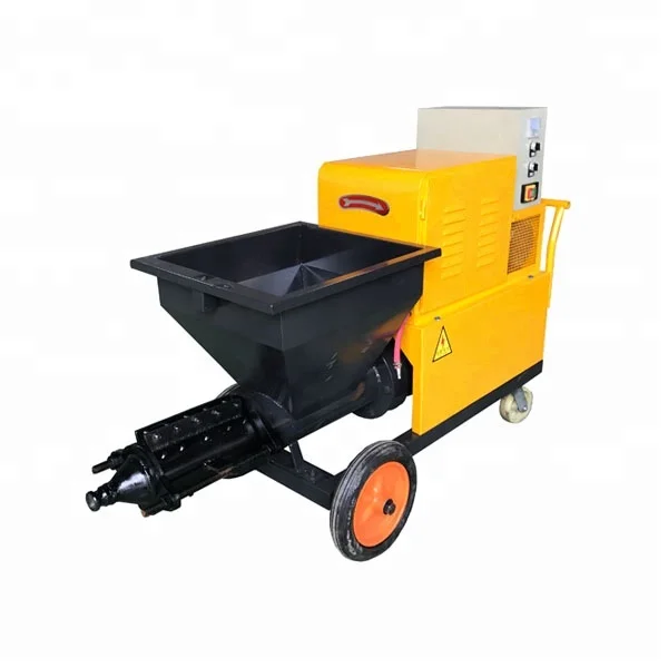 High Efficiency Automatic Mortar Cement Spraying Plastering Machine - Luheng - Buy High ...