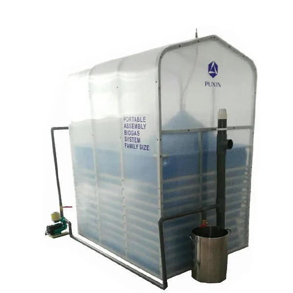 Portable Small Biogas Plant, Anaerobic Biogas Digester for Cooking ...