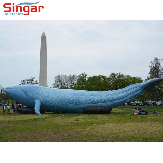 Alibaba.com: Giant Inflatable Blue Whale Outdoor Display Animal Model ...