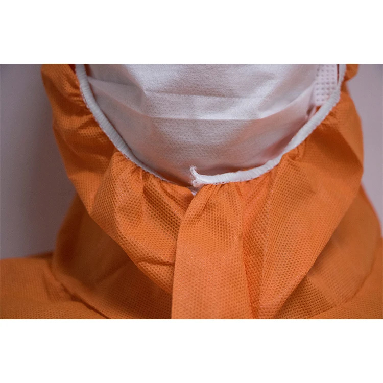 Waterproof Anti-dust Orange White Chemical Resistance Pvc Ppe ...