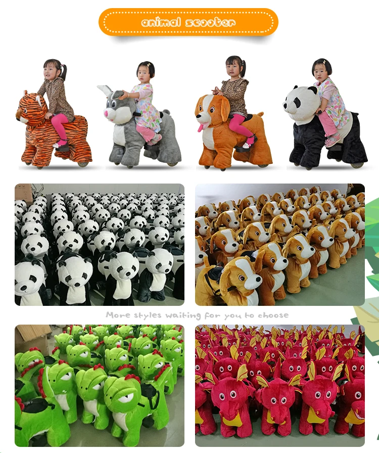 Earn Money Kids Animal Rider Animales Plush Rides Riding Horse Toy ...