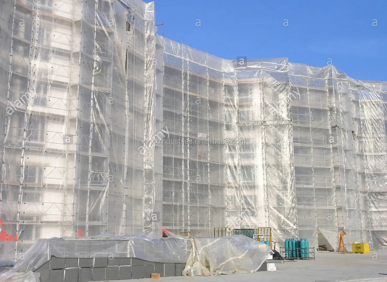 Scaffold Sheeting 2x45m - Flame Retardant & Waterproof