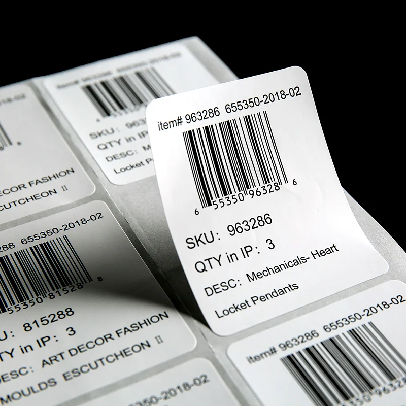 Barcode Printer Thermal Adhesive Label Printer Paper Supermarket Price Blank Sticker Label