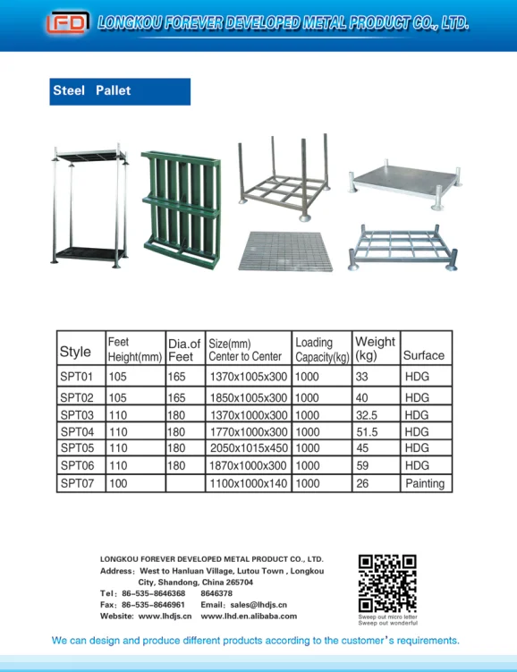 Warehouse Steel Post Pallet Pipe Rack System Collapsible Steel Pallet ...