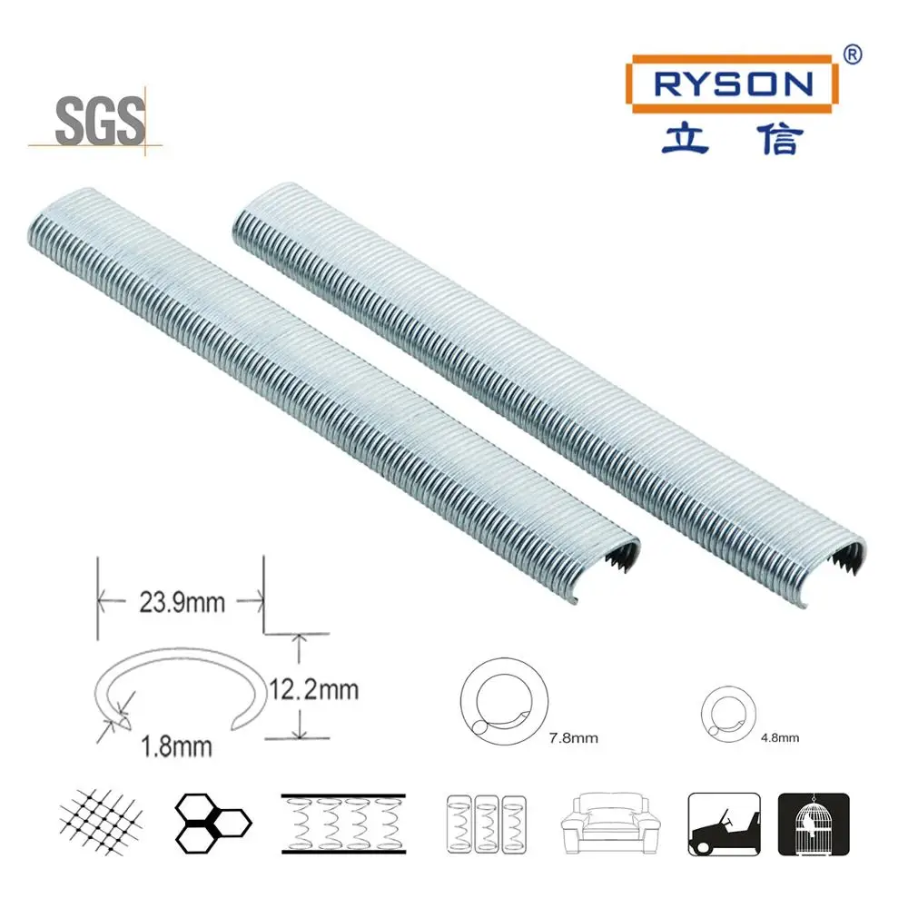 C Clip Ring Stapler Air Nailer Hog Ring Nails 15ga100 - Buy C Clip Ring ...