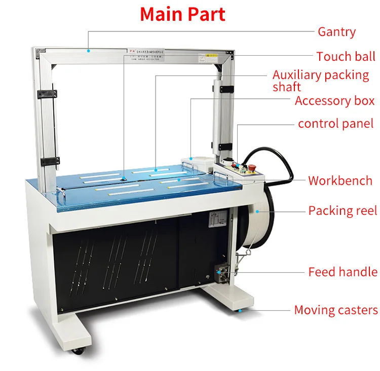 Strapping Machine Automatic Paper Tape Opp Book Strapping Banding ...