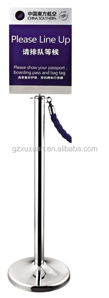 A4 Brass Sign Signage With Post Stanchion - Buy Outdoor Signage,Outdoor ...