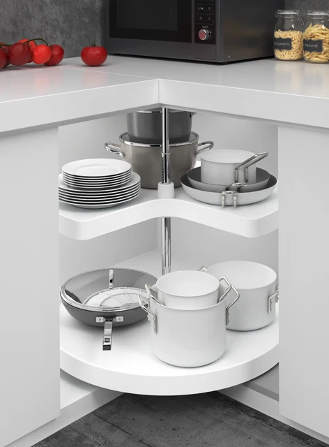 Kitchen Corner Base 360° Rotating Blind Magic Corner Cabinet Organizers
