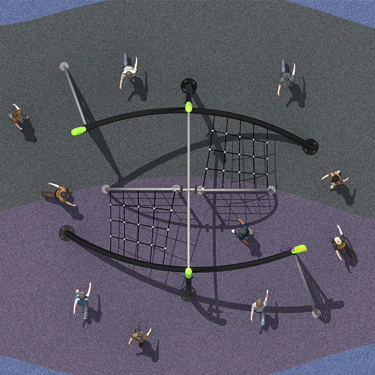 Children Outdoor Rope Plastic Climbing Frame - Multi-Function Fitness ...