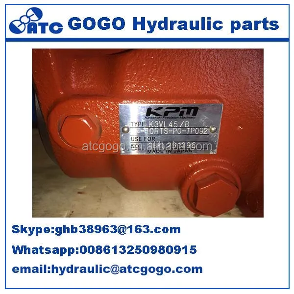 Hydraulic Piston Pump K3VL Series K3VL28,K3VL45, K3VL80,K3VL112,K3VL140 ...