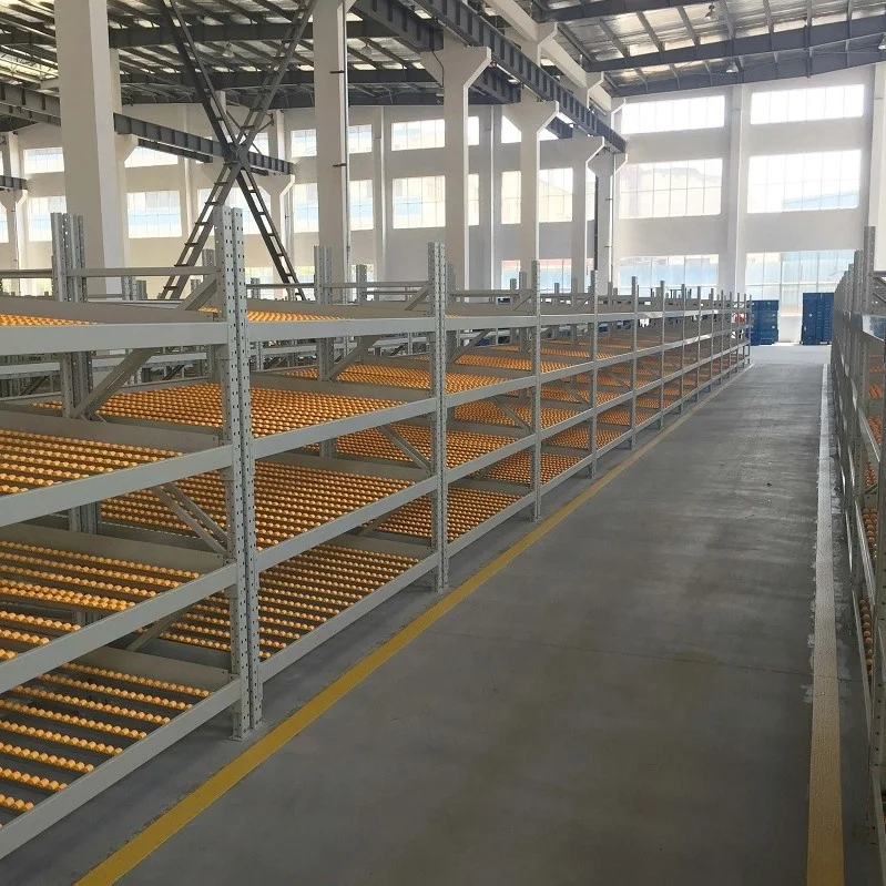 Fifo Rak Alur Karton Penyimpanan Gravitasi,Gudang Dengan Roda Logistik ...