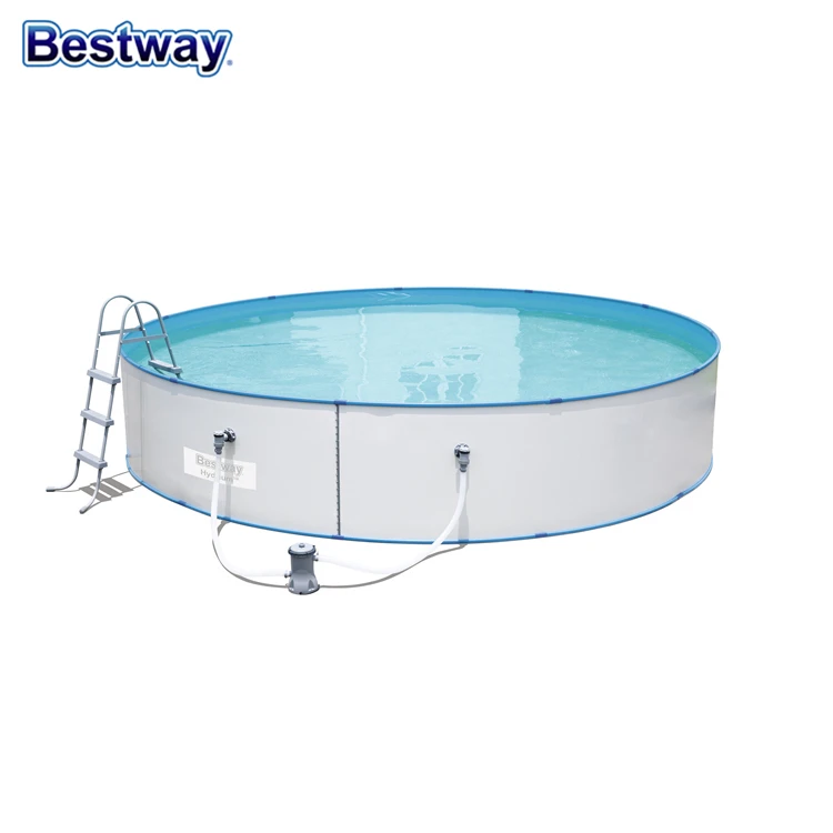 2021 Large Outdoor Ground Iron Frame Family Swimming Pool Inflatable ...