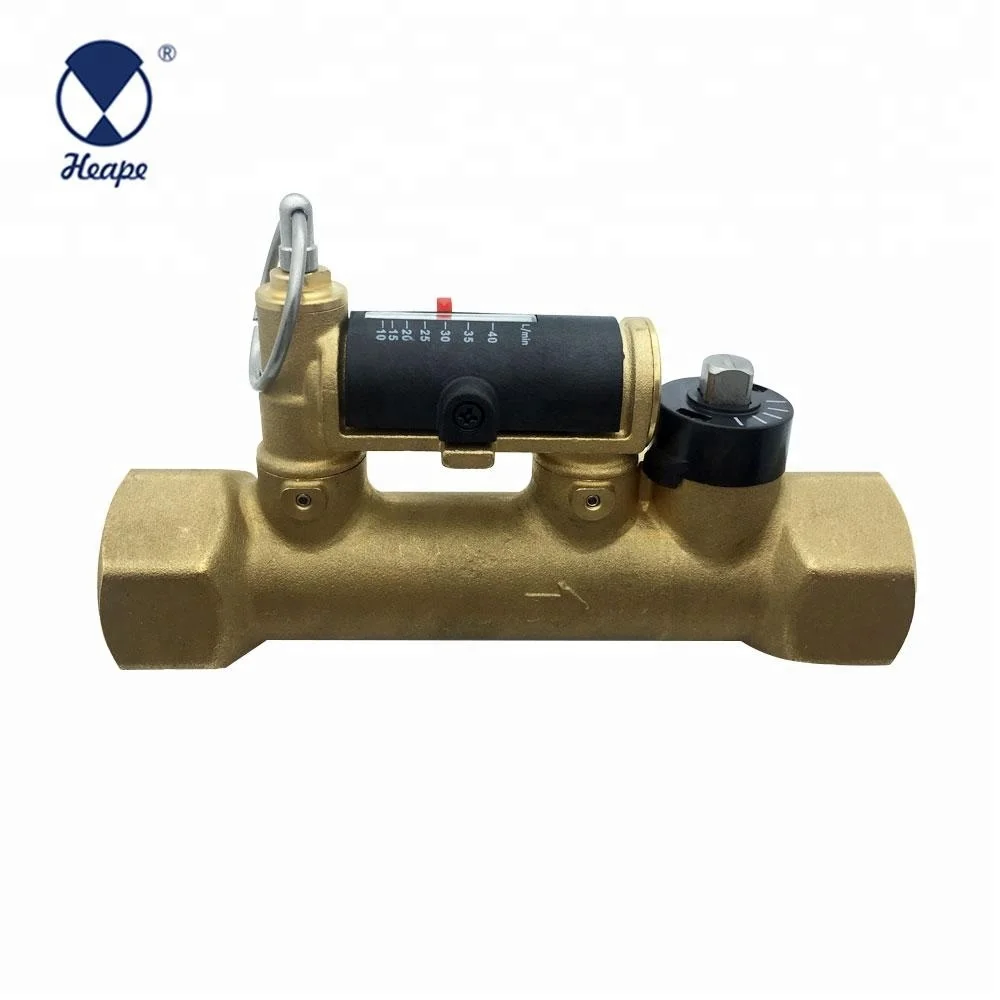 HEAPE Water Balance Valve with Flow Meter - Manual Operation