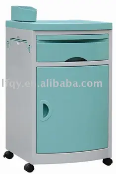 Durable Bedside Hospital Tables,Plastic Hospital Nightstand - Buy ...