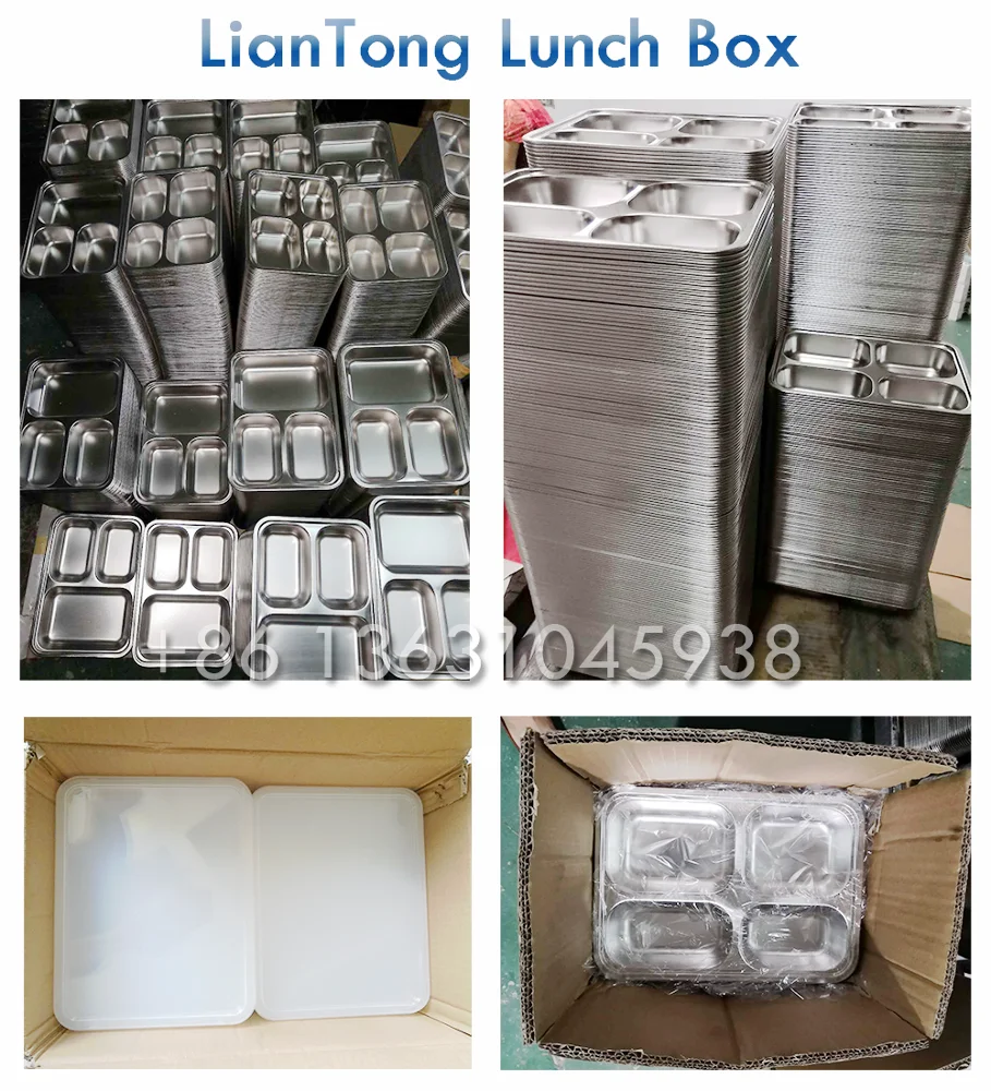 Hospital Canteen School Student Kids Children Stainless Steel 3 ...