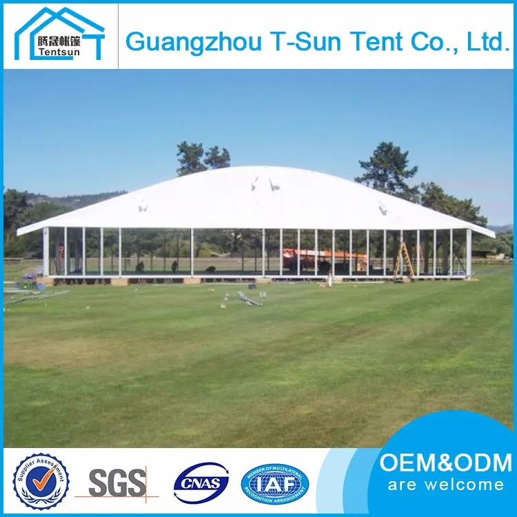 20x200m Durable Aluminum Structure Arc Tent for Events Outdoor