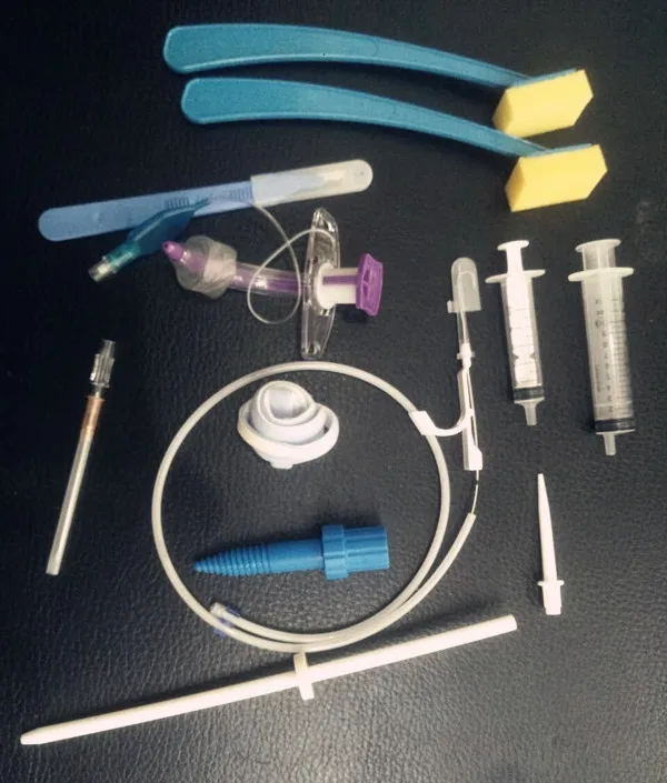 Medical Hospital Disposable Percutaneous Tracheostomy Set - Buy ...