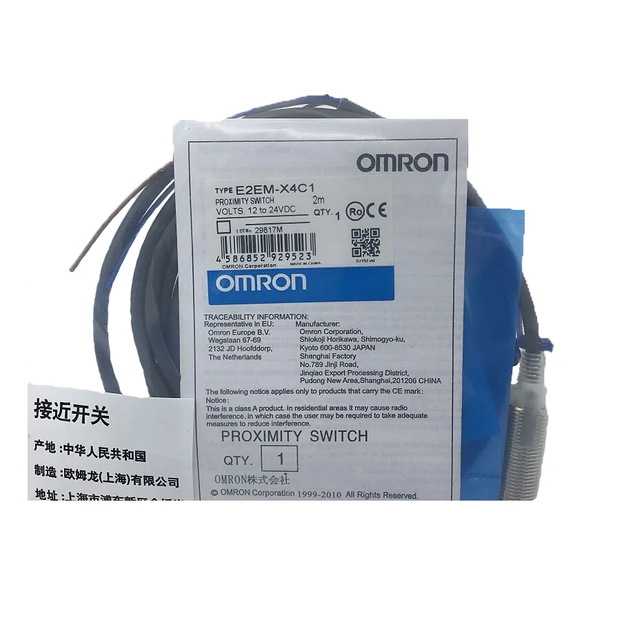 Fashion shopping style New Omron Proximity Switch E2A-M18KS08-WP-C1 12-24V DC shop for things ...