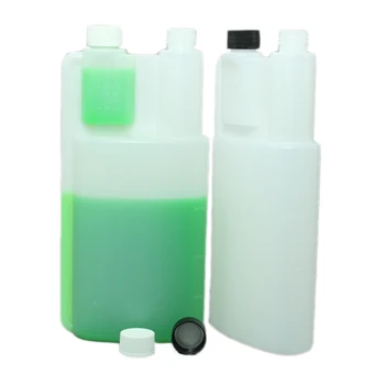 1 Liter Plastic Two Chamber Bottle Twin Neck Measuring Bottle - Buy ...