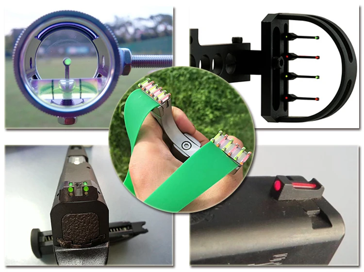 Replacement Fluorescent Fiber Optic Rods for Bow Sights