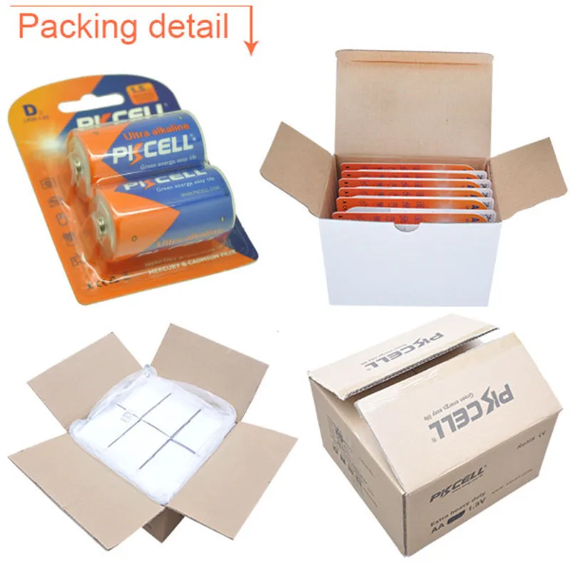 D Batter 5-Pack Gas Boiler Battery Box - Universal D/LR20/AM1 Battery ...