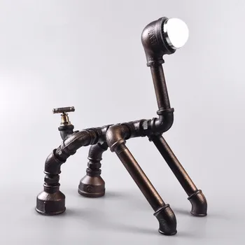 6.25-2 Robot Dog Pipes Lamp Handmade Custom Diy Original Design - Buy ...